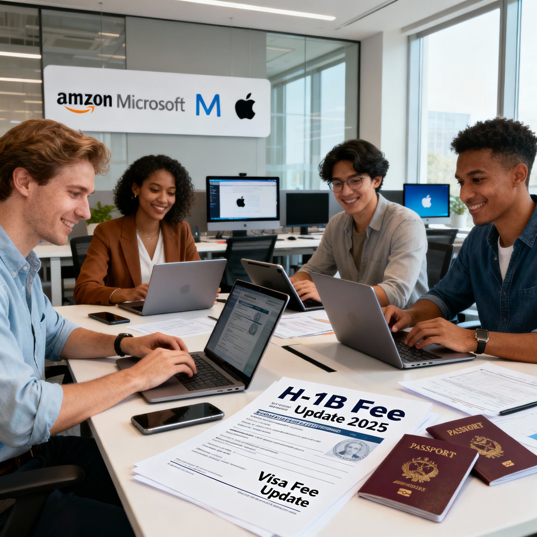 U.S. Tech Companies Respond to H-1B Visa Fee Hike | 2025