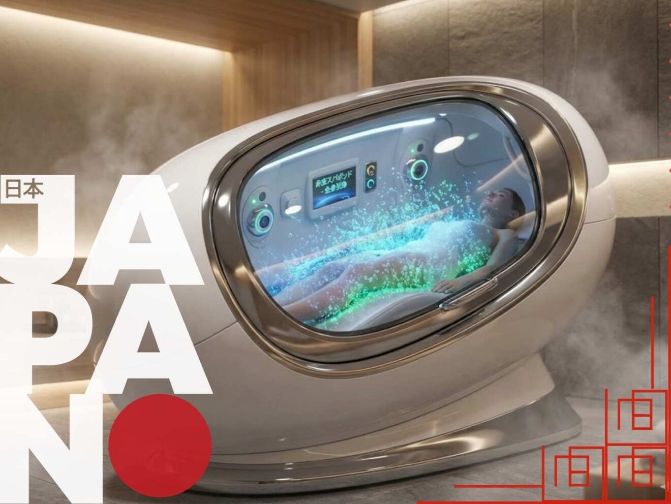 Human Washing Machine Japan Revolutionary Spa Pod | 2025